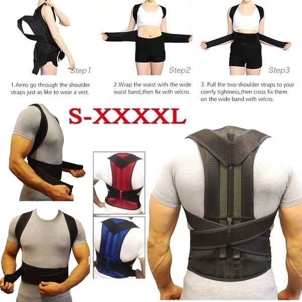 Men and Women Fixing Strap Form Kyphosis Correction Brace Belt Support ...