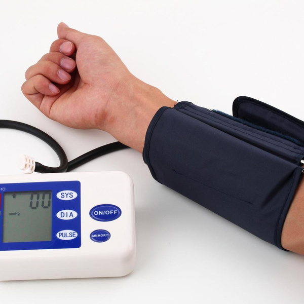 Digital Automatic Upper Arm Blood Pressure Monitor With Adaptor Health ...