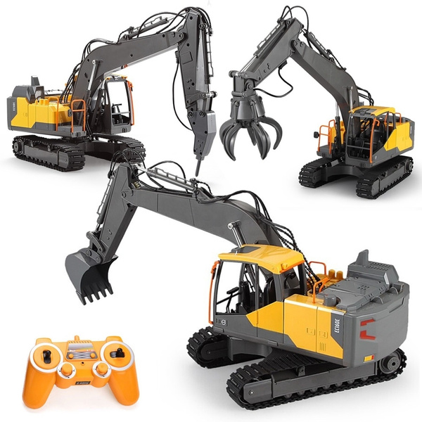 Double E Remote Control Engineering Truck 3in1 Metal Hammer Grabber ...