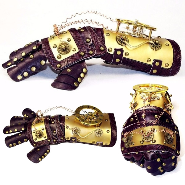 High Qualilty Military Uniform Gauntlet Vintage Industrial Age ...