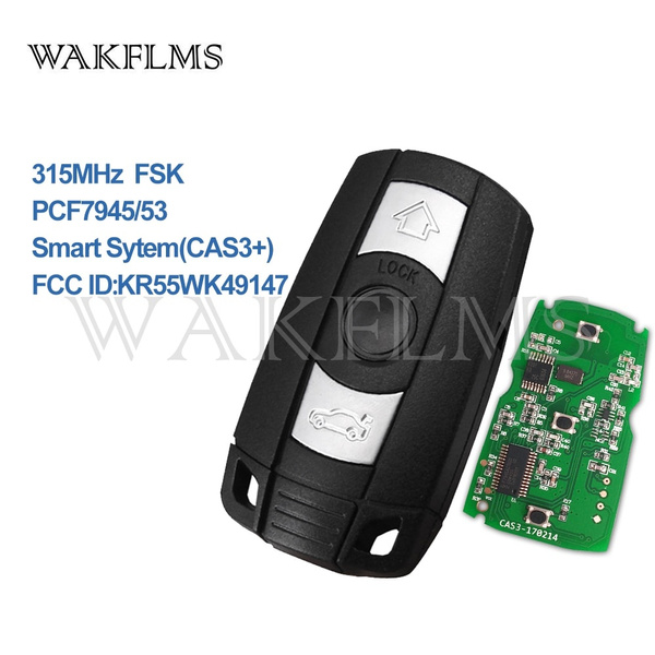 3 Buttons Smart remote Key 315MHZ for BMW 3 5 Series X1 X6 Z4 E60 E70 ...
