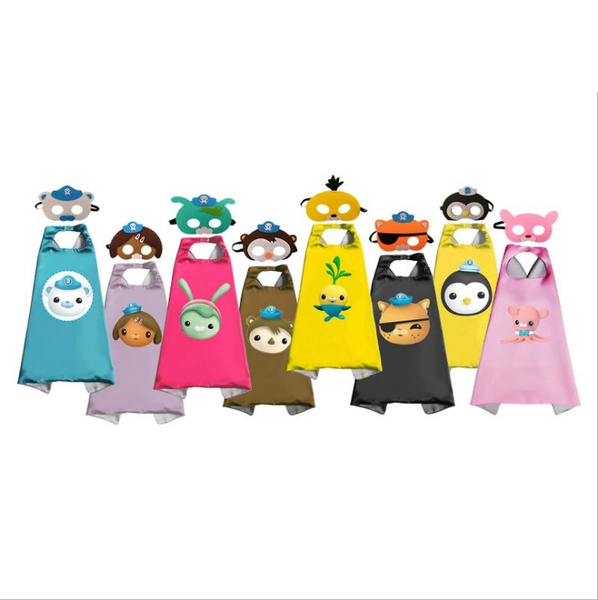 The Octonauts Halloween Costume Boys Girls Capes And Masks Kid Children ...