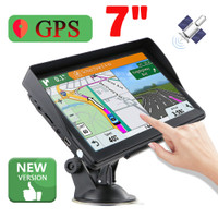 7'' 8GB GPS Navigator with Free Maps Touch Screen Built-in Game E-book ...