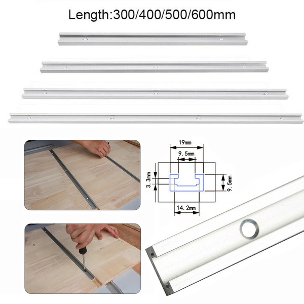 Aluminium Alloy Mini T-track For Woodworking DIY Carpenter Manual ...