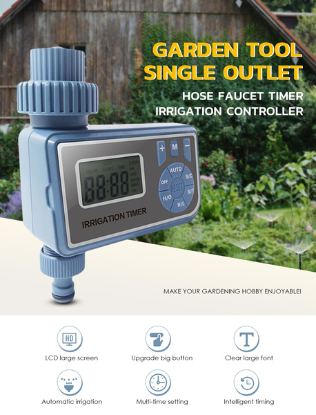 Automatic Timer Irrigation Controller System Electronic Garden Water ...