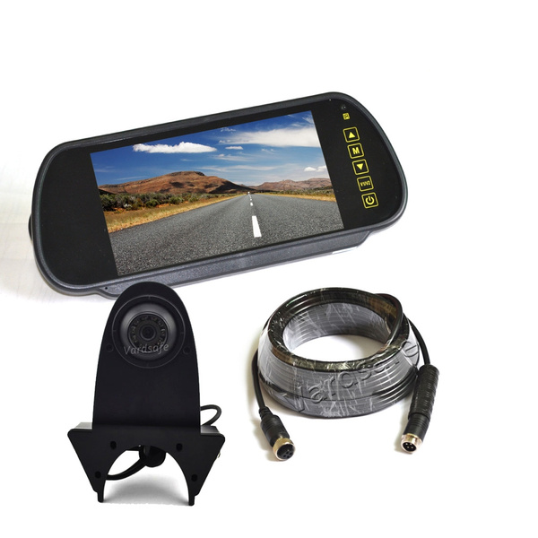 Vardsafe VS807K Reverse Parking Backup camera & 7 Inch Clip-on Rear ...