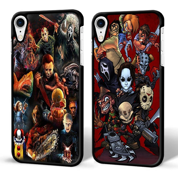 New Design Chucky Mask Cool Hard Phone Case For iPhone 7/8 Plus X XR XS ...