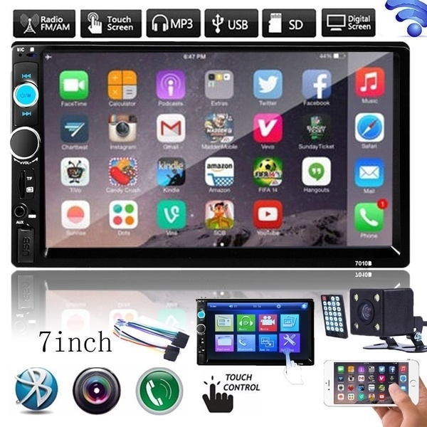 7'' HD Touch Screen Double Din Car Stereo Bluetooth Car Multimedia ...