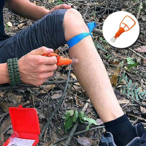 Outdoor Survival Rescue Emergency Safety Tool Venom Extractor First Aid ...