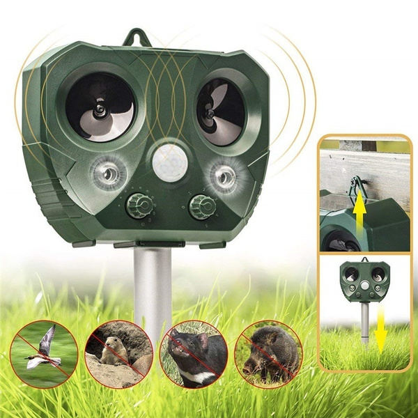 Solar Powered Waterproof Ultrasonic Pest Repellent for Dog, Cat, Bird ... Solar Powered Waterproof Ultrasonic Pest Repellent for Dog, Cat, Bird ...