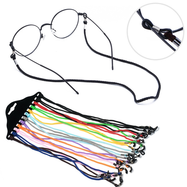 12PCs Adjustable Glasses Strap Neck Cord String Lanyard For Eyeglass ...