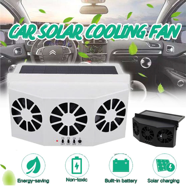 New Solar Powered Car Window Air Vent Ventilator Mini Air Conditioner ... New Solar Powered Car Window Air Vent Ventilator Mini Air Conditioner ...