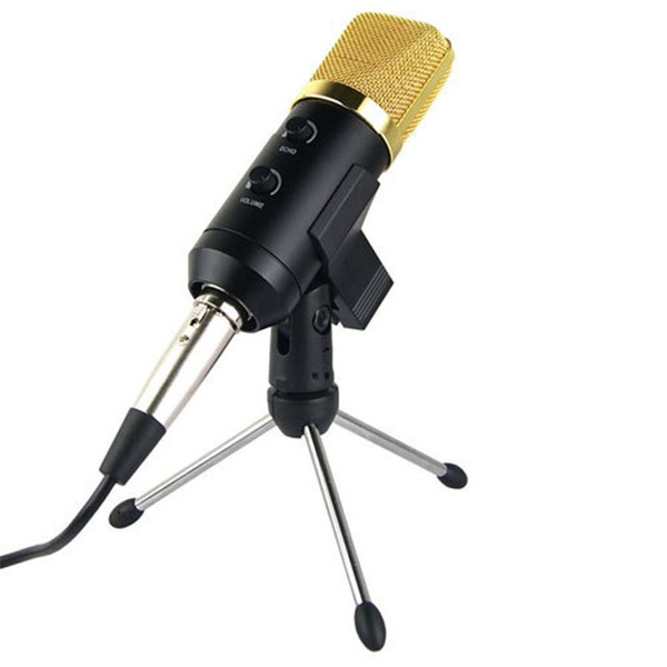 MK-F100TL Unidirectional Dynamic Wired Microphone Designed USB Condenser Studio Sound Recording ...
