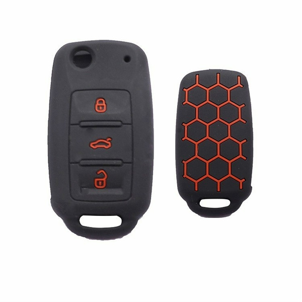 1pcs Silicone Car Key Cover Case Fit for VW Golf for Skoda Yeti Superb ...