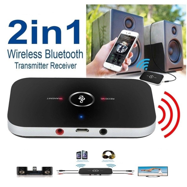 New 2 IN1 Bluetooth Transmitter Reciever Adapter with 3.5MM Audio Input ...