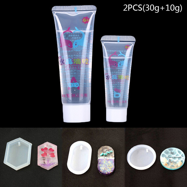 2PCS Crystal Clear Resin Pigment Epoxy Transparent clear Resin Art ...