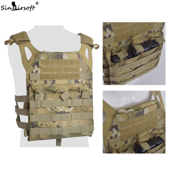 Tactical JPC Vest Body Armor Plate Carrier Molle Military Army Vest ...