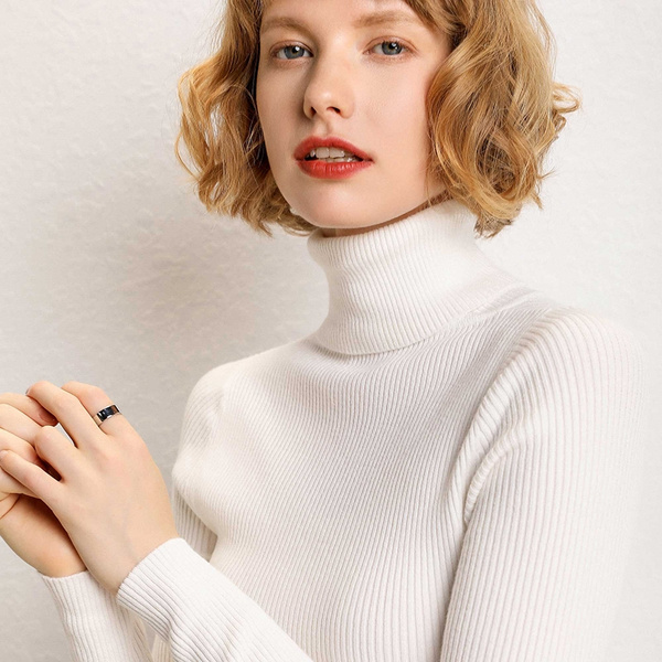 NEW Fashion Wool Pure Cashmere Sweater Pullovers Pull Plus Size Striped ...