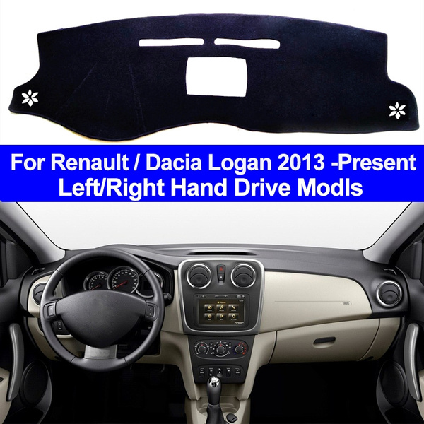 Car Dash Mat DashMat Dashboard Cover Carpet 2 Layers For Renault ...