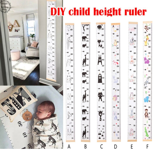 Kids Growth Chart Handing Ruler Removable Height Growth Chart for ...