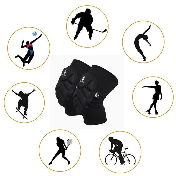 Protective Knee Pads, Thick Sponge Kneepad Collision Avoidance Kneeling ...