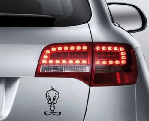 New Arrival Fun Cartoon AUFKLEBER TWEETY AUTO Decal Car Sticker 16cm x ...