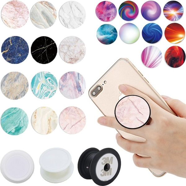 Universal 3D Marble Phone Holder Fashion Painted Spring Smartphone ...