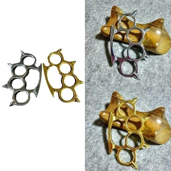 Brass Knuckles Tactical Survival Multi-Functional Gear Self Defense ...