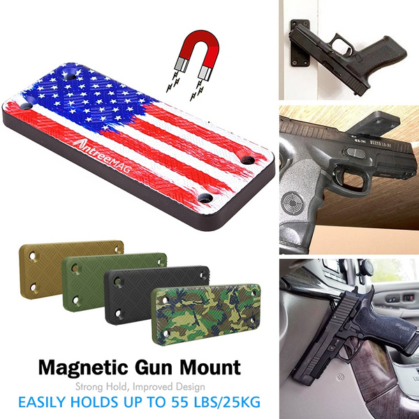 55Lbs Super Strong Gun Magnet mount Force Magnetic Holder for Home ...