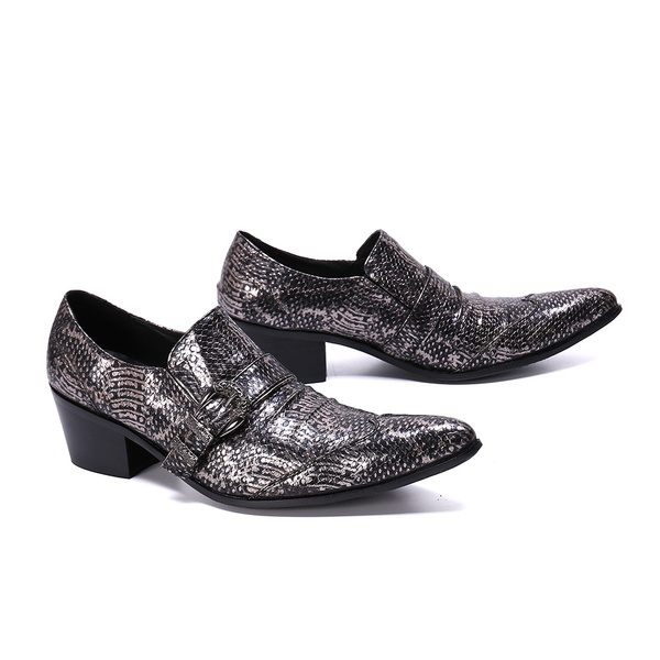 Fashion Business Pointed Toe Men Oxfords Shoes Formal Party Men Shoes ...
