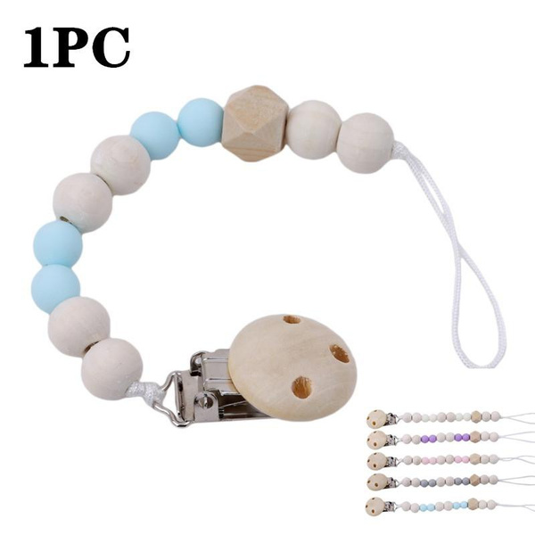 Baby Pacifier Clips Pacifier Chain Holder for Baby Teething Soother ...
