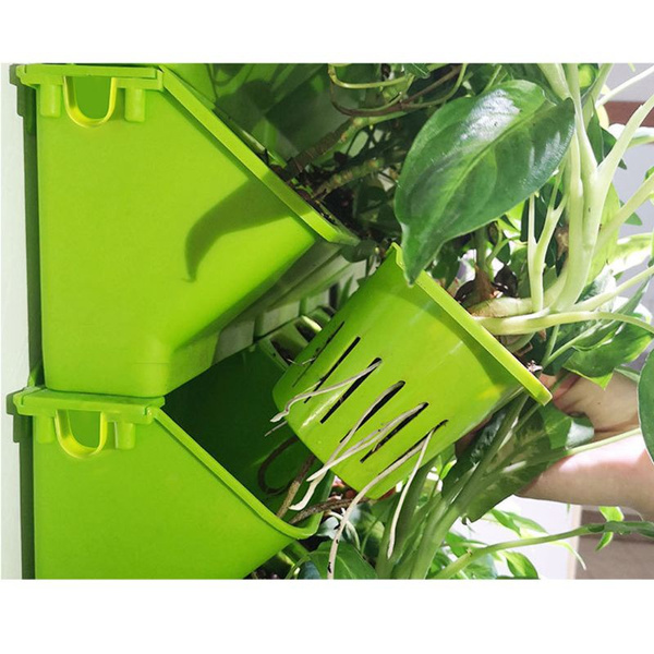 Stackable Flower Pot Wall Hanging Vertical Planter Succulent Plants ...