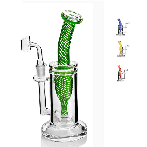Thick dab rig Water pipe glass 14mm nail joint straight pipes bubbler ...