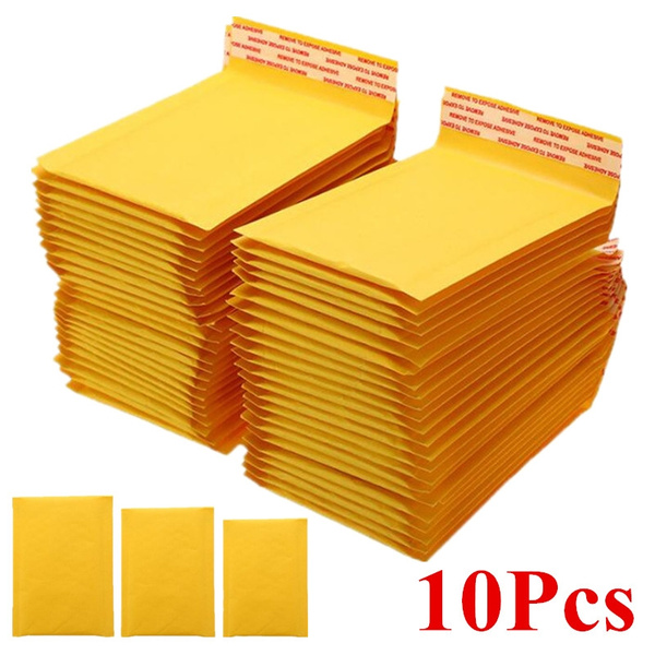 10Pcs Kraft Paper Bubble Envelopes Bags Mailers Padded Shipping ...