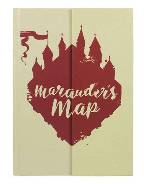 Harry Potter Notebook Marauders Map Glow in the Dark Logo new Official ...