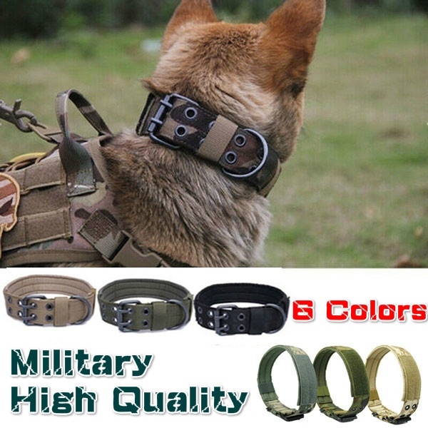1000D New High Quality Nylon Military Tactical Dog Collar with Metal ...