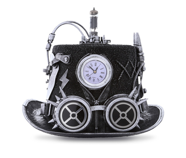 Attitude Studio Steampunk Time Traveler Goggles Top Hat, Novelty ...
