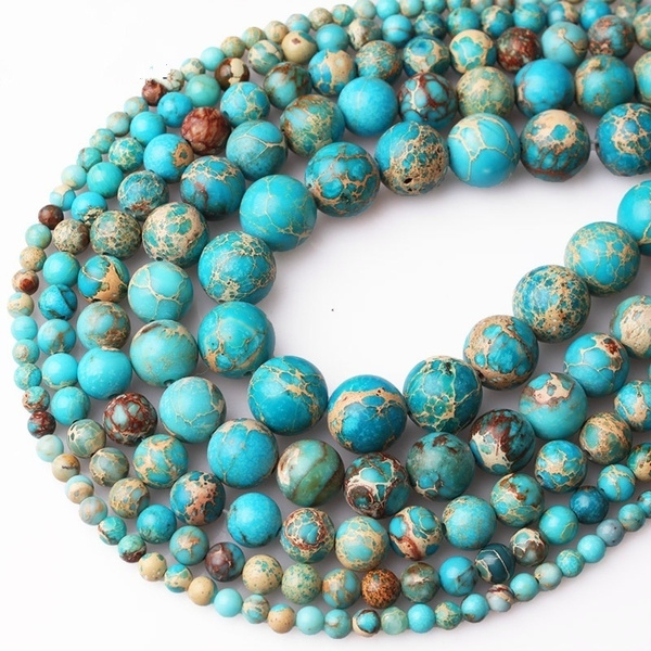 Natural Stone Beads Lake Blue Sea Sediment Turquoises Imperial Jaspers ... Natural Stone Beads Lake Blue Sea Sediment Turquoises Imperial Jaspers ...
