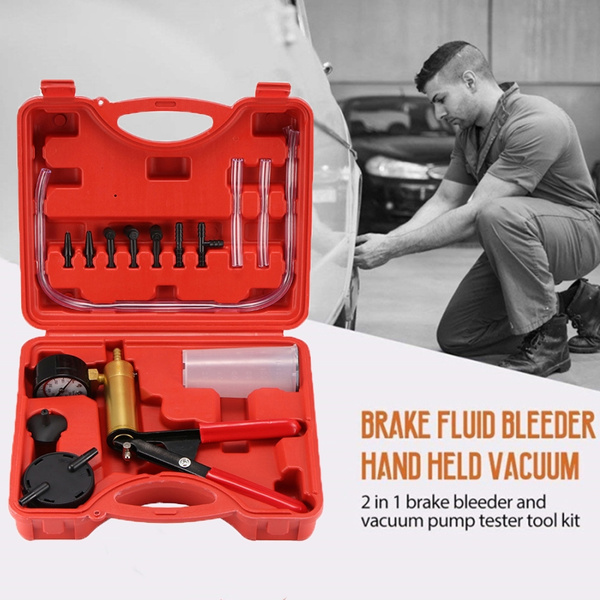 Multifunctional Hand Held Vacuum and Pressure Pump Tester Kit Brake ...