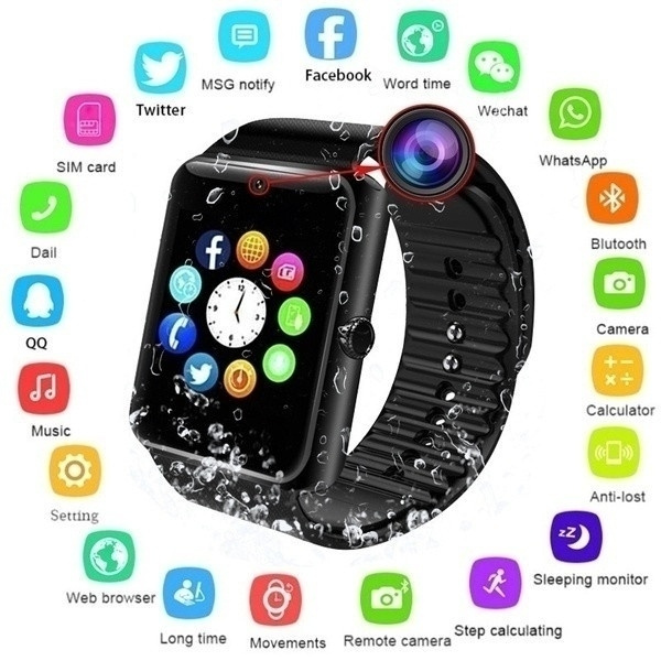 Bluetooth Smart Watch Touch Screen Wrist Watch with Camera/SIM Card ... Bluetooth Smart Watch Touch Screen Wrist Watch with Camera/SIM Card ...