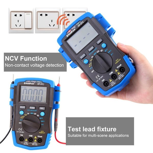6000 Counts Digital Multimeter Auto Range Multimetro AC/DC Voltage ...