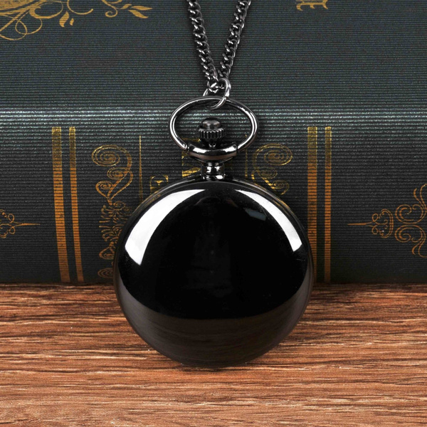 Fashion Big Scale Pocket Watches for Men Vintage Smooth Case Retro ...