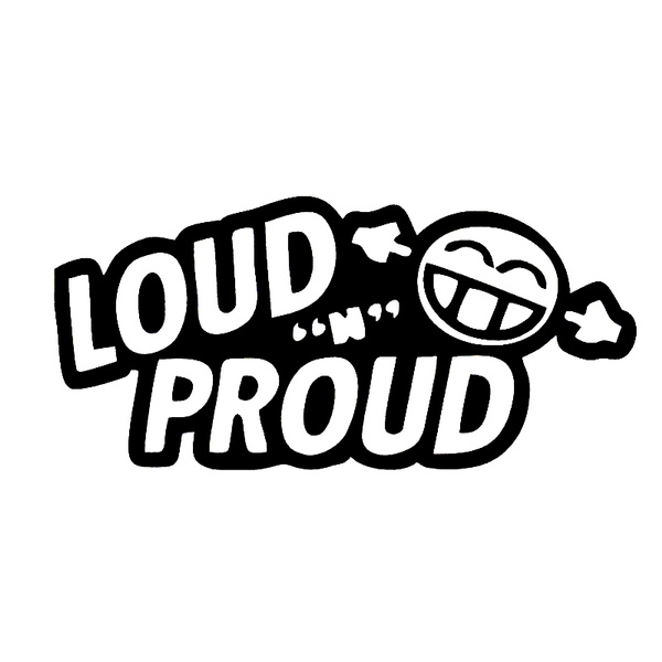 15 * 7.1cm loud pride Decal Fun Car Window Bumper new car shape Vinyl ...