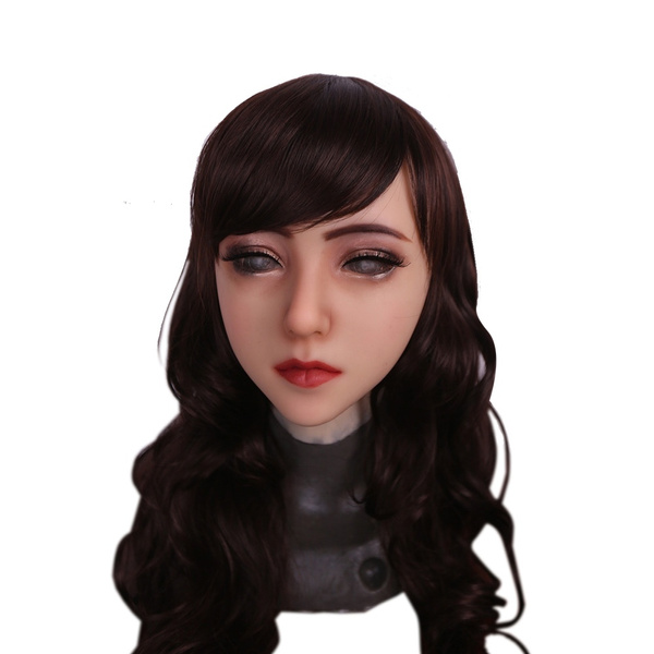 100% Handmade Female Face Disguise Mask Silicone Beautiful Girl Mask ...