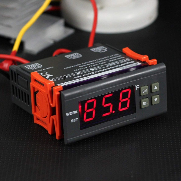 12V / 24V 110-220V Digital Temperature Controller Fahrenheit and ...