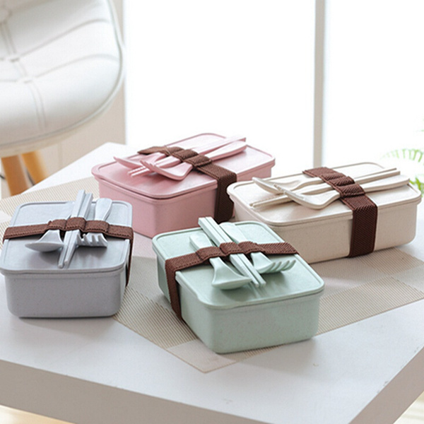 Portable Lunch Box Microwave Food Box Biodegradable Lunch Storage ...