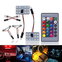 T10 RGB 12Led 15Led 24Led 36Led Car Led Remote Control Rgb Car Led ...