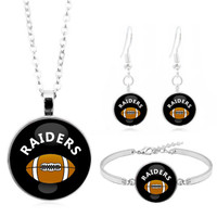 4Pcs/Set American Professional Football Team Oakland Raiders Fans ...