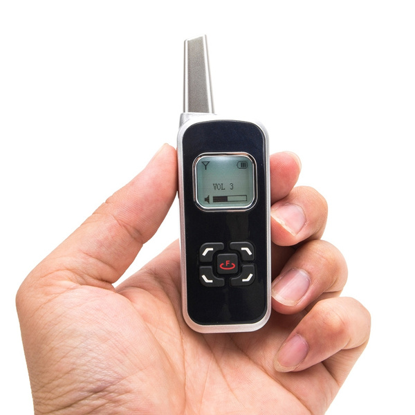 new design M6 two way radio 128 channel 400-520mhz with LCD display ham ...