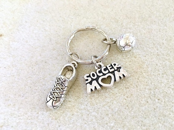 Personalized soccer keychain for mom soccer mom soccer gifts girls ...